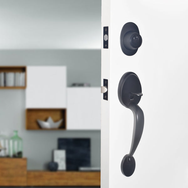 8053 Hot Selling Modern Wood Grip Handle Door Lock Sliding Door Outsid ...